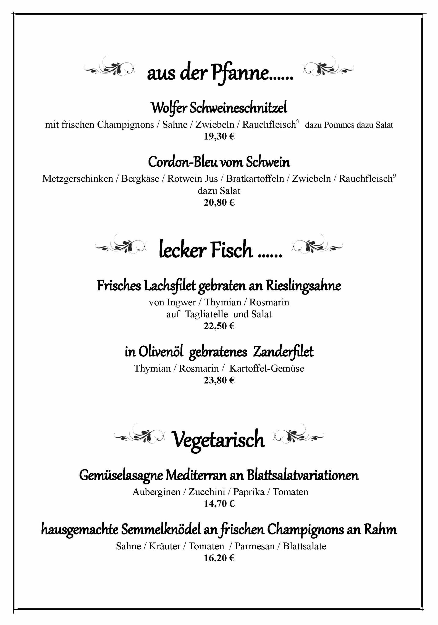 Restaurant - Landhaus am Ufer Hotel Cafe Restaurant Wolf/Mosel